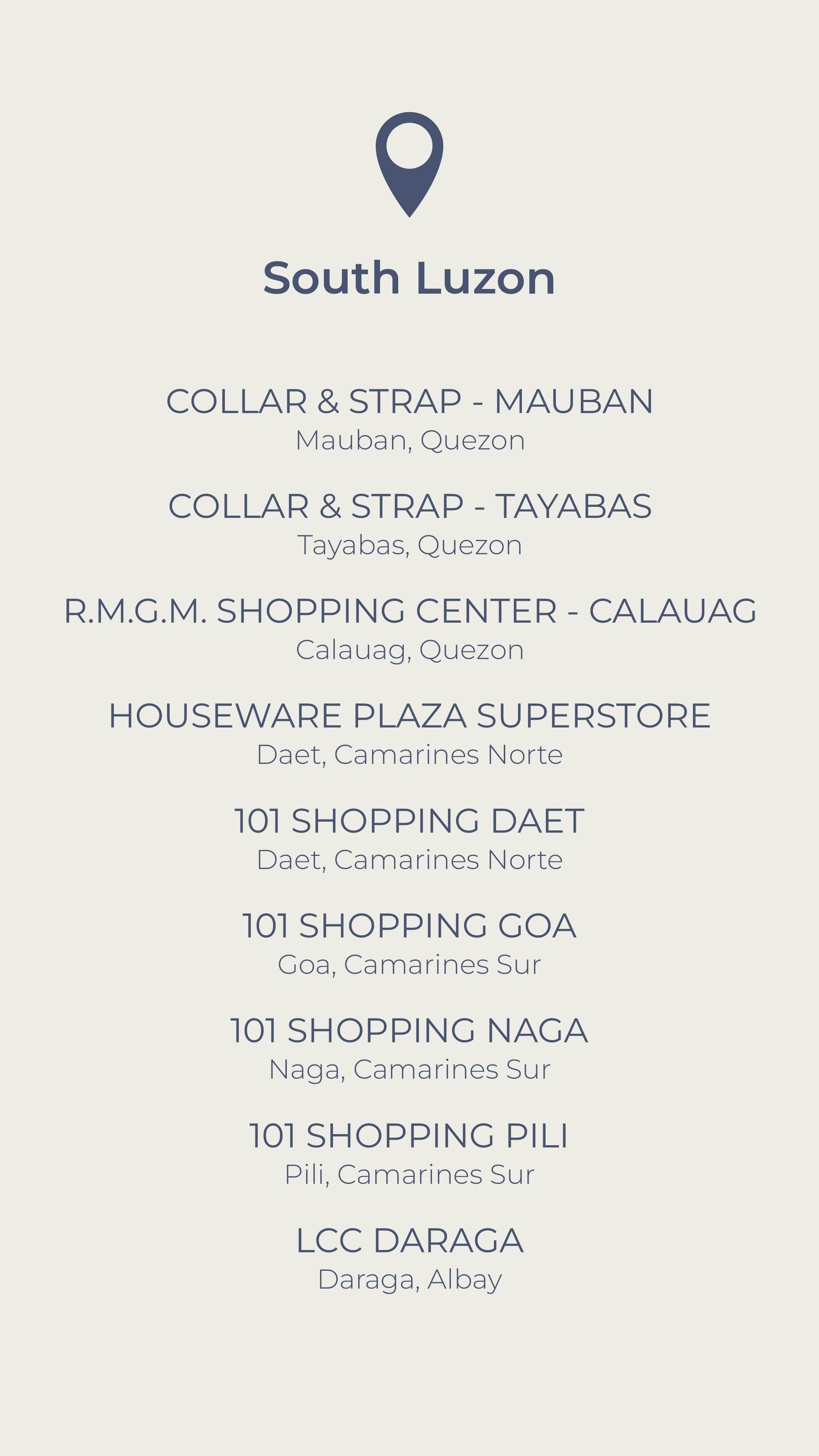 STORE DIRECTORY – Looms || Baby and Kids Clothing