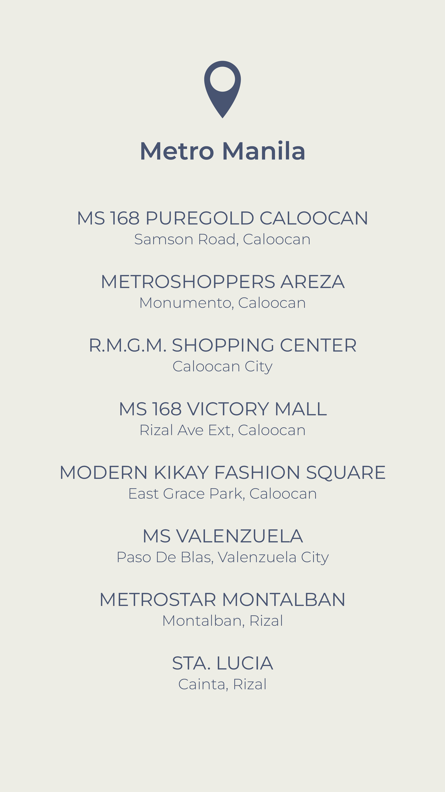 STORE DIRECTORY – Looms || Baby and Kids Clothing